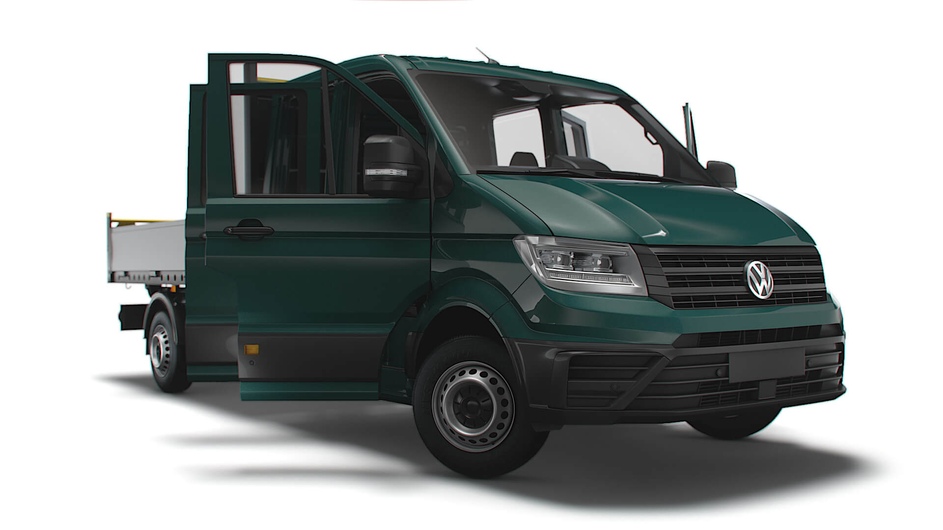 VW Crafter Double Cab Tipper HQ Interior 2023 - 3D Model by Creator 3D