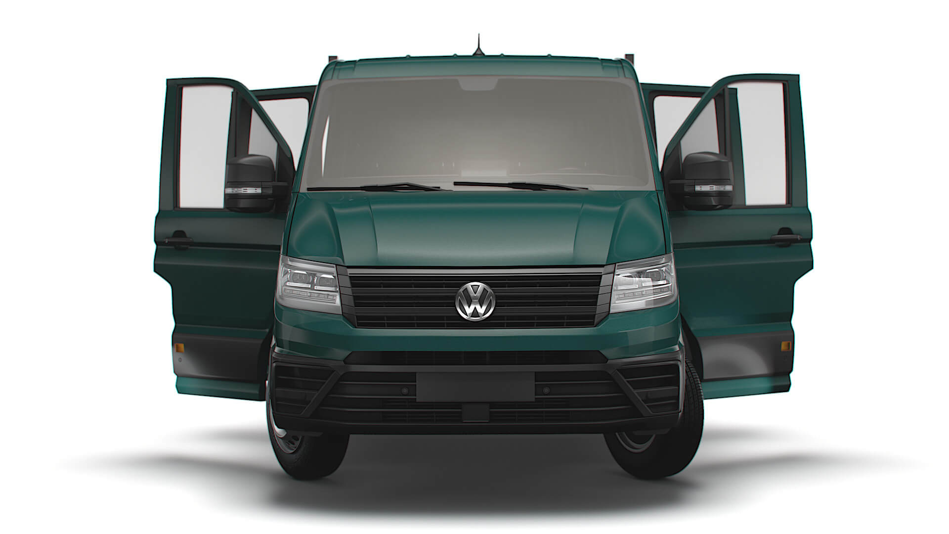 VW Crafter Double Cab Tipper HQ Interior 2023 - 3D Model by Creator 3D
