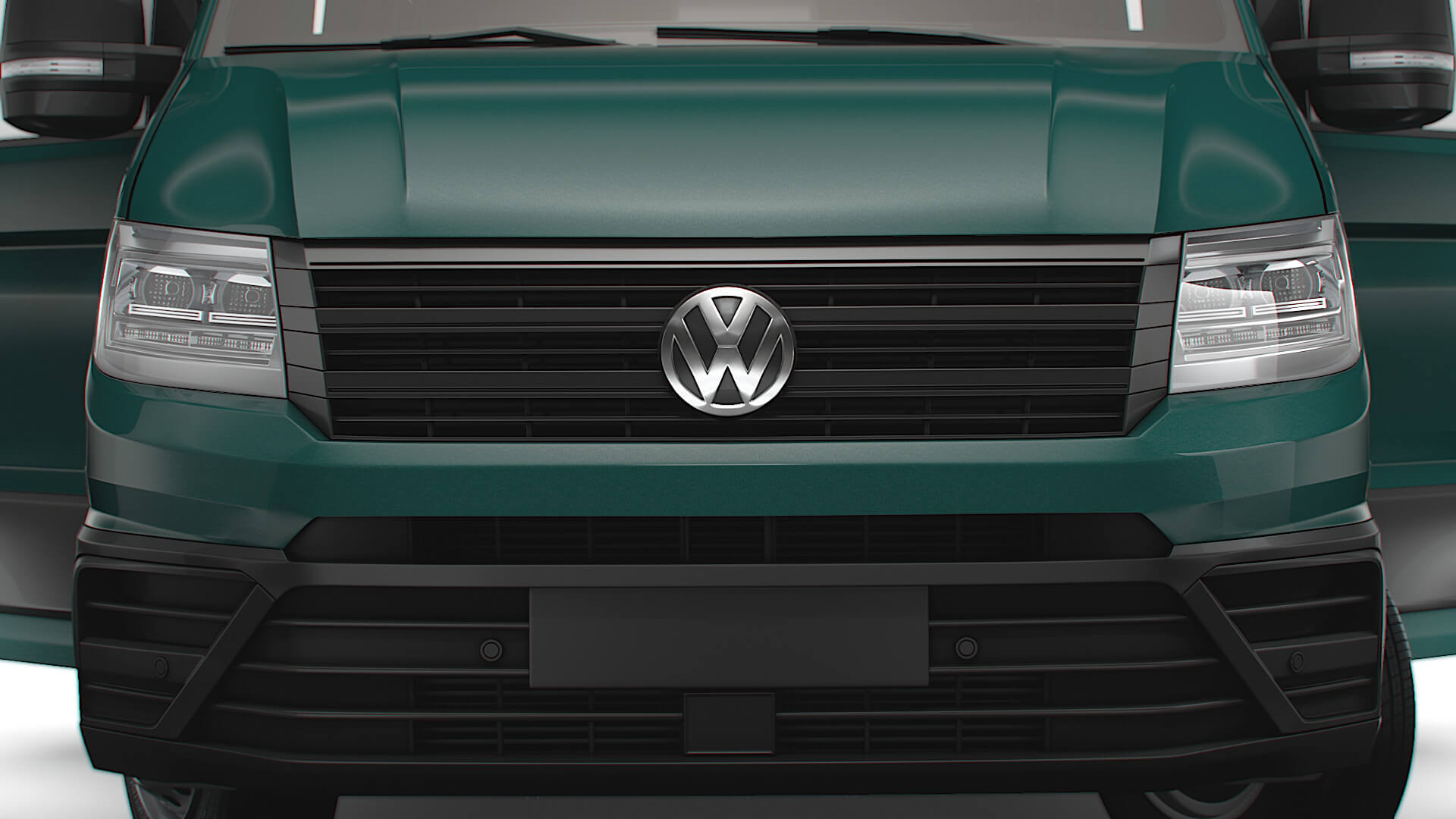 VW Crafter Double Cab Tipper HQ Interior 2023 - 3D Model by Creator 3D