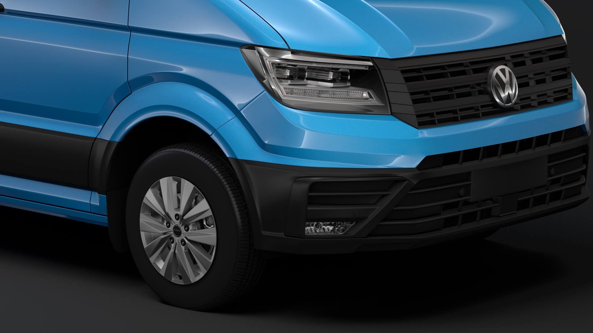 VW Crafter L4H3 Van 2018 - 3D Model by Creator 3D