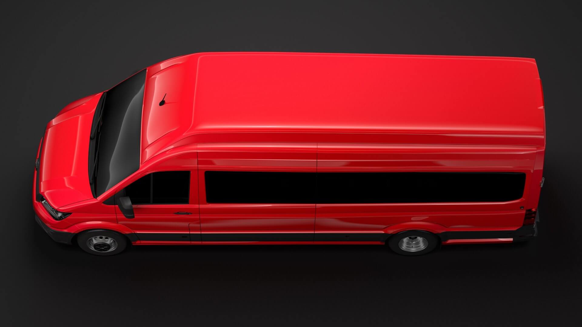 VW Crafter L4H3 Window Van 2018 - 3D Model by Creator 3D