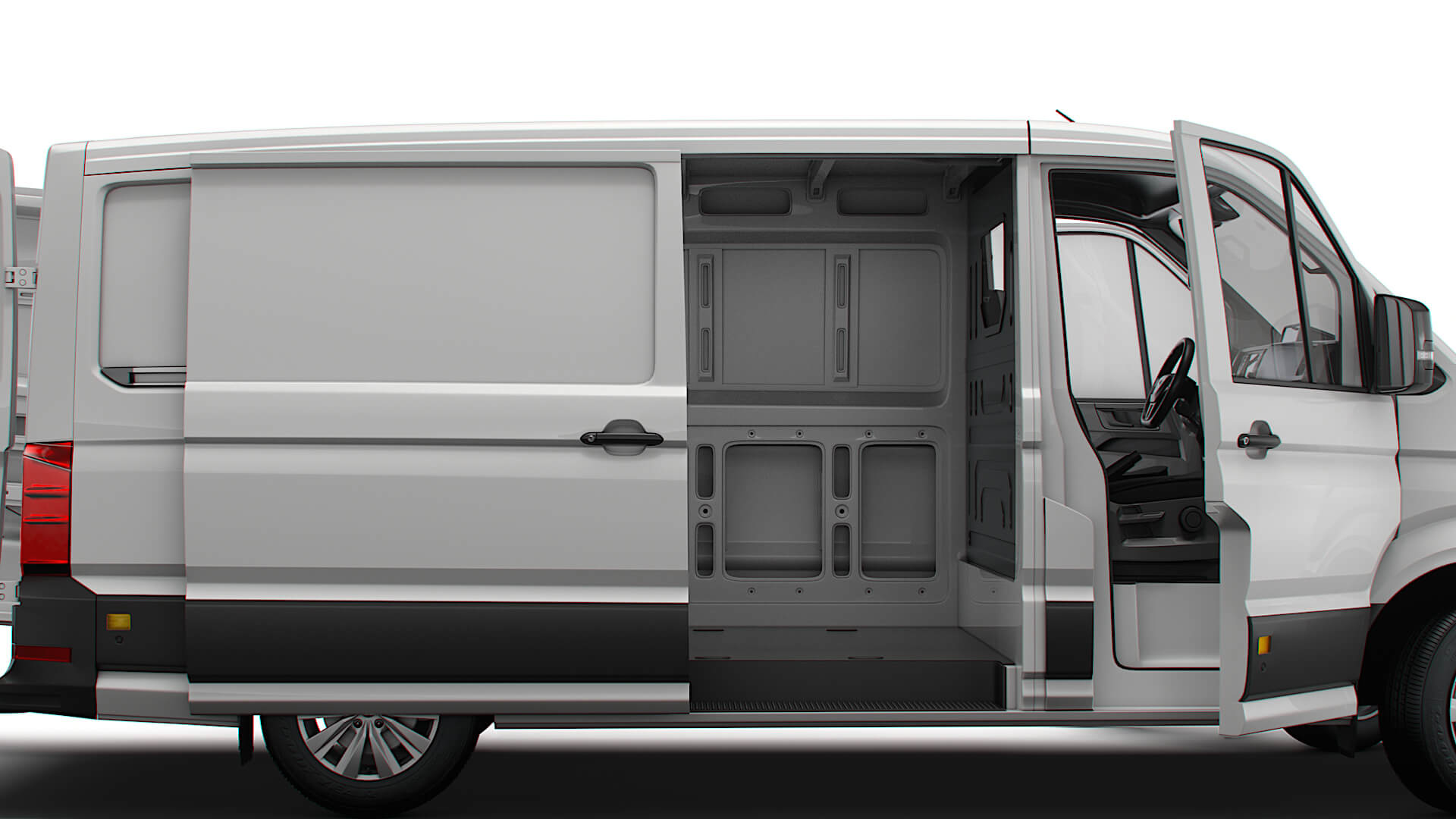 VW Crafter Panel Van L2H1 HQ Interior 2023 - 3D Model by Creator 3D