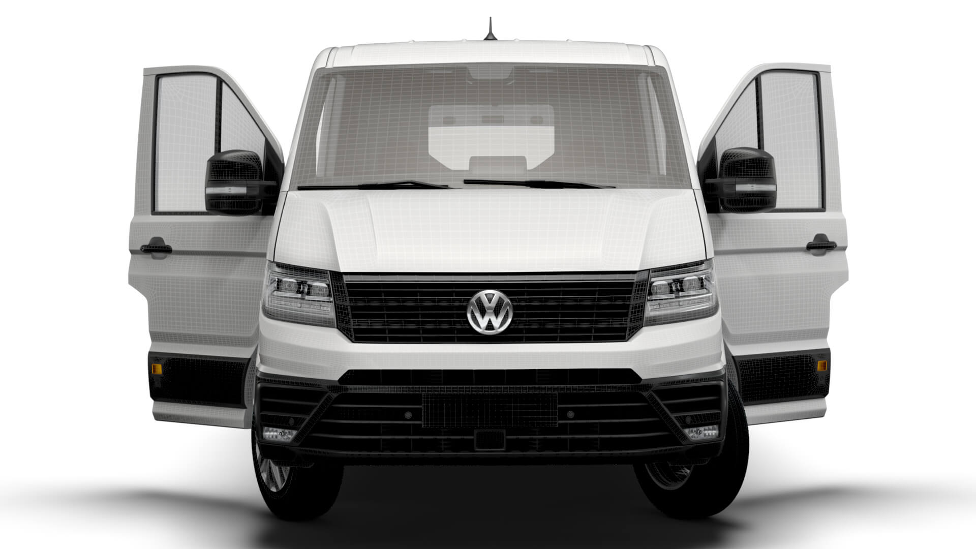 VW Crafter Panel Van L2H1 HQ Interior 2023 - 3D Model by Creator 3D