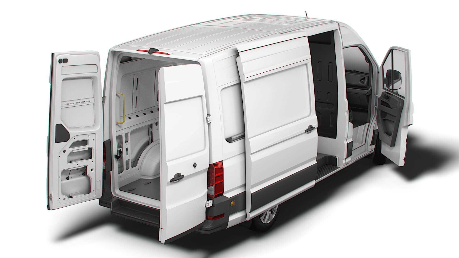 VW Crafter Panel Van L2H2 HQ Interior 2023 - 3D Model by Creator 3D