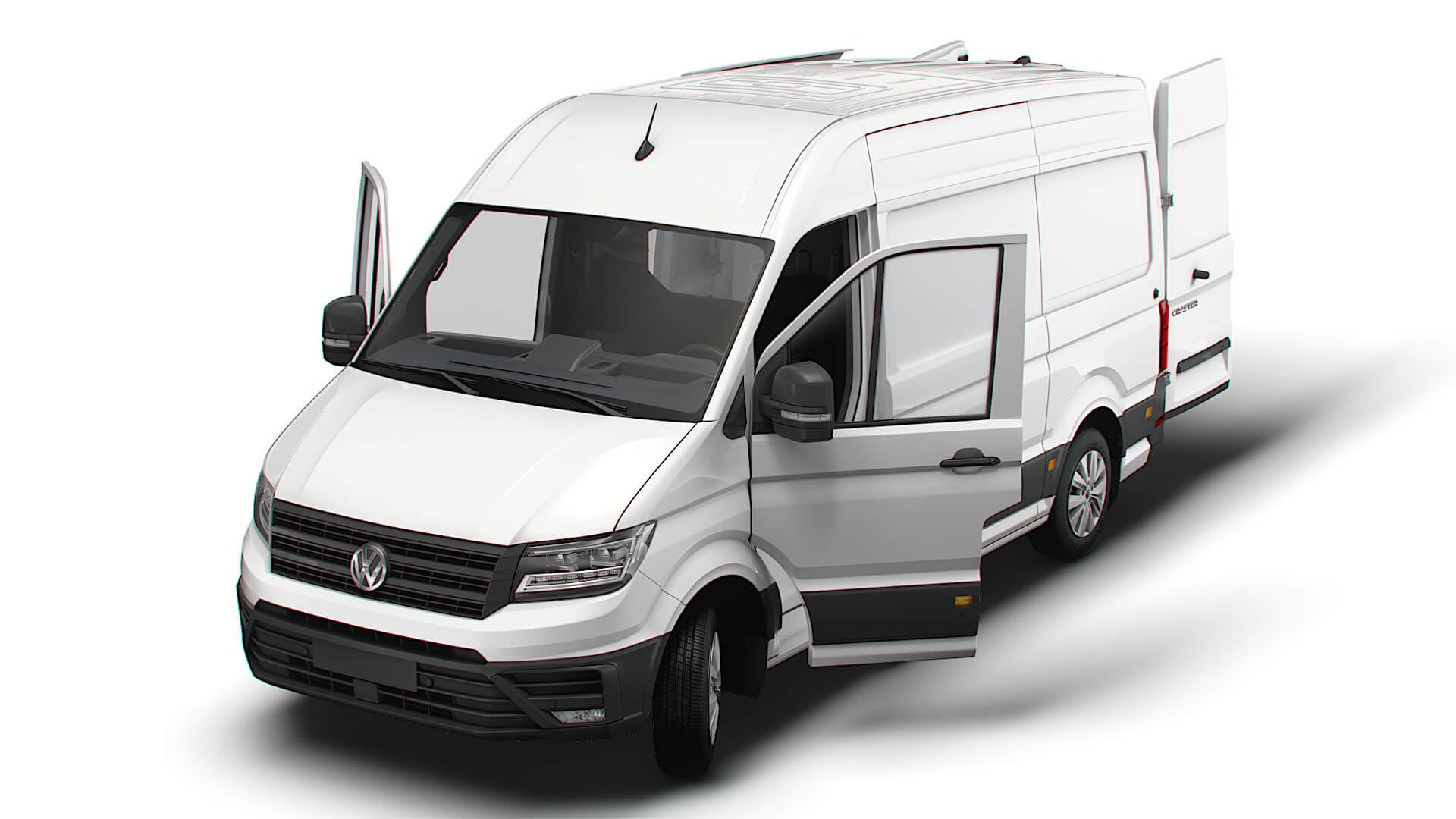 VW Crafter Panel Van L2H2 HQ Interior 2023 - 3D Model by Creator 3D