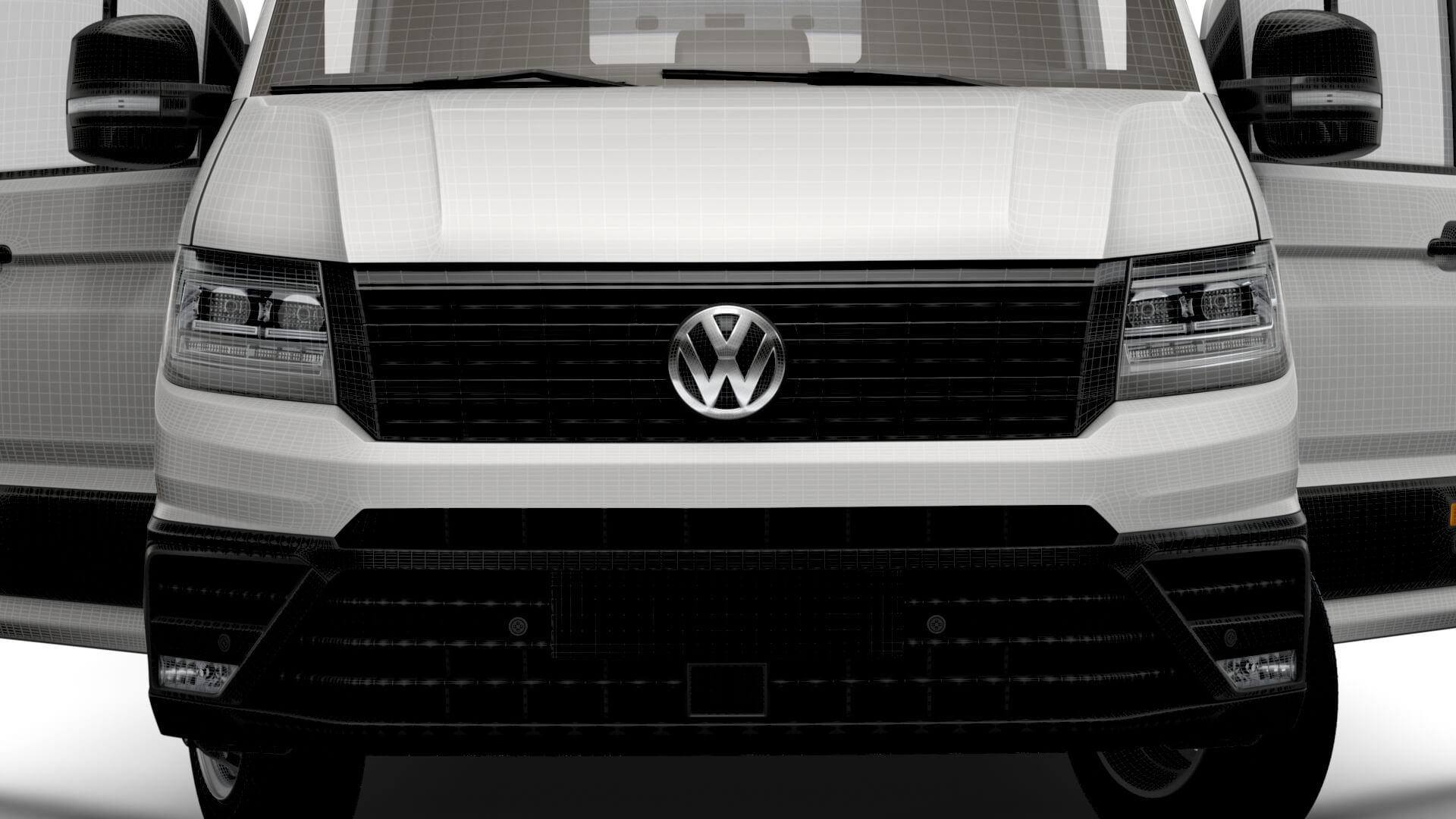 VW Crafter Panel Van L3H2 HQ Interior 2023 - 3D Model by Creator 3D