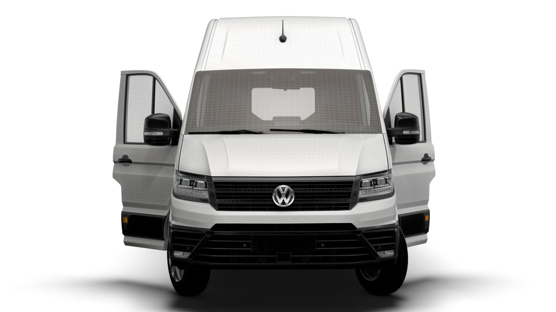 VW Crafter Panel Van L3H3 HQ Interior 2023 - 3D Model by Creator 3D