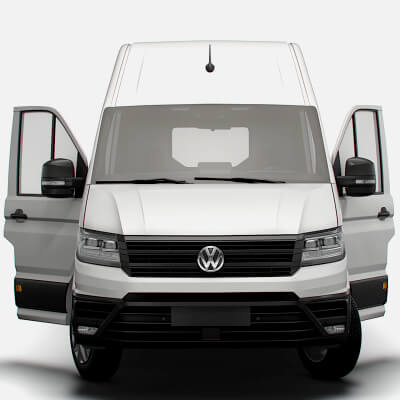 VW Crafter Panel Van L3H3 HQ Interior 2023 - 3D Model by Creator 3D