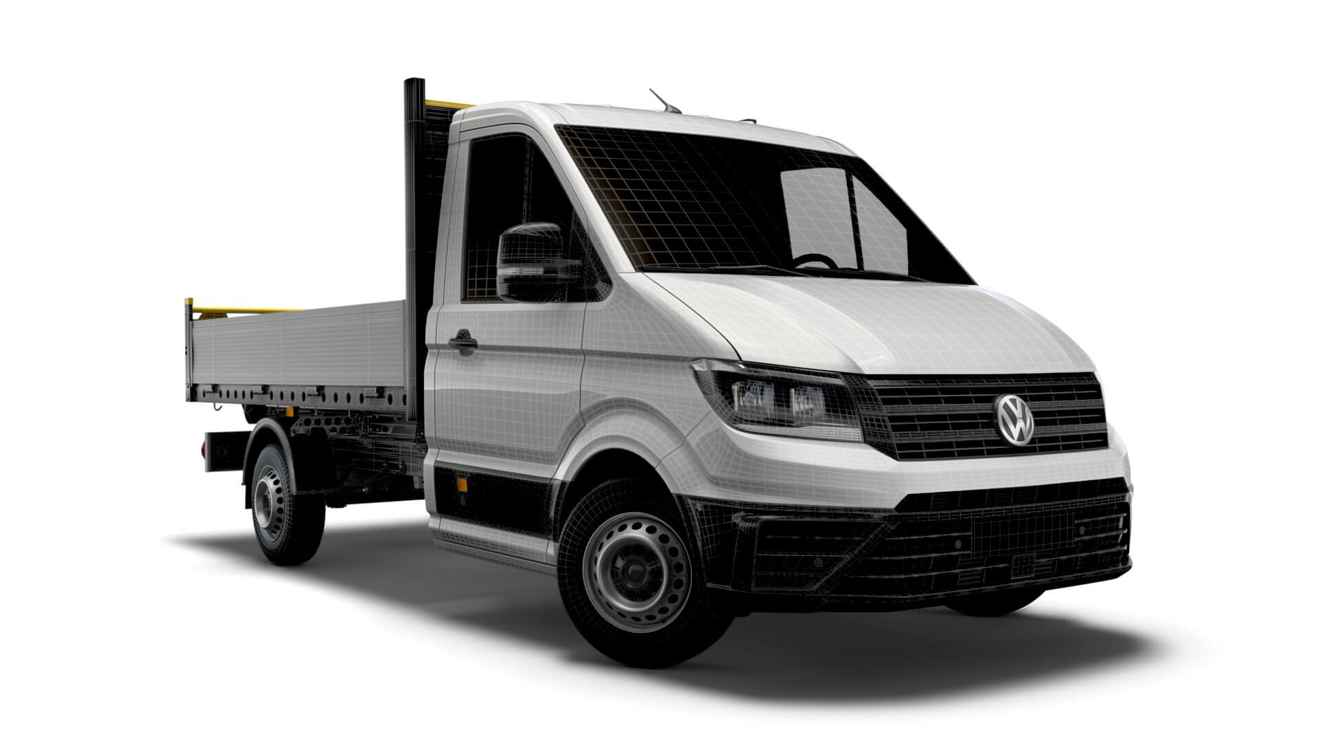 VW Crafter Single Cab Tipper 2021 - 3D Model by Creator 3D
