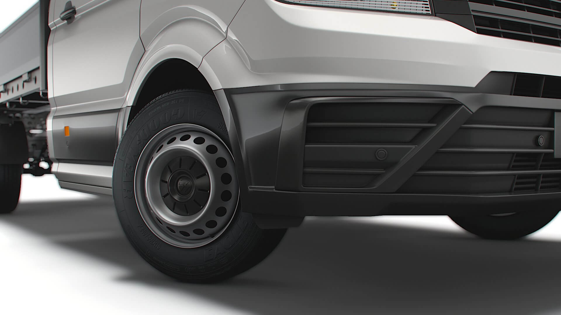 VW Crafter Single Cab Tipper 2021 - 3D Model by Creator 3D