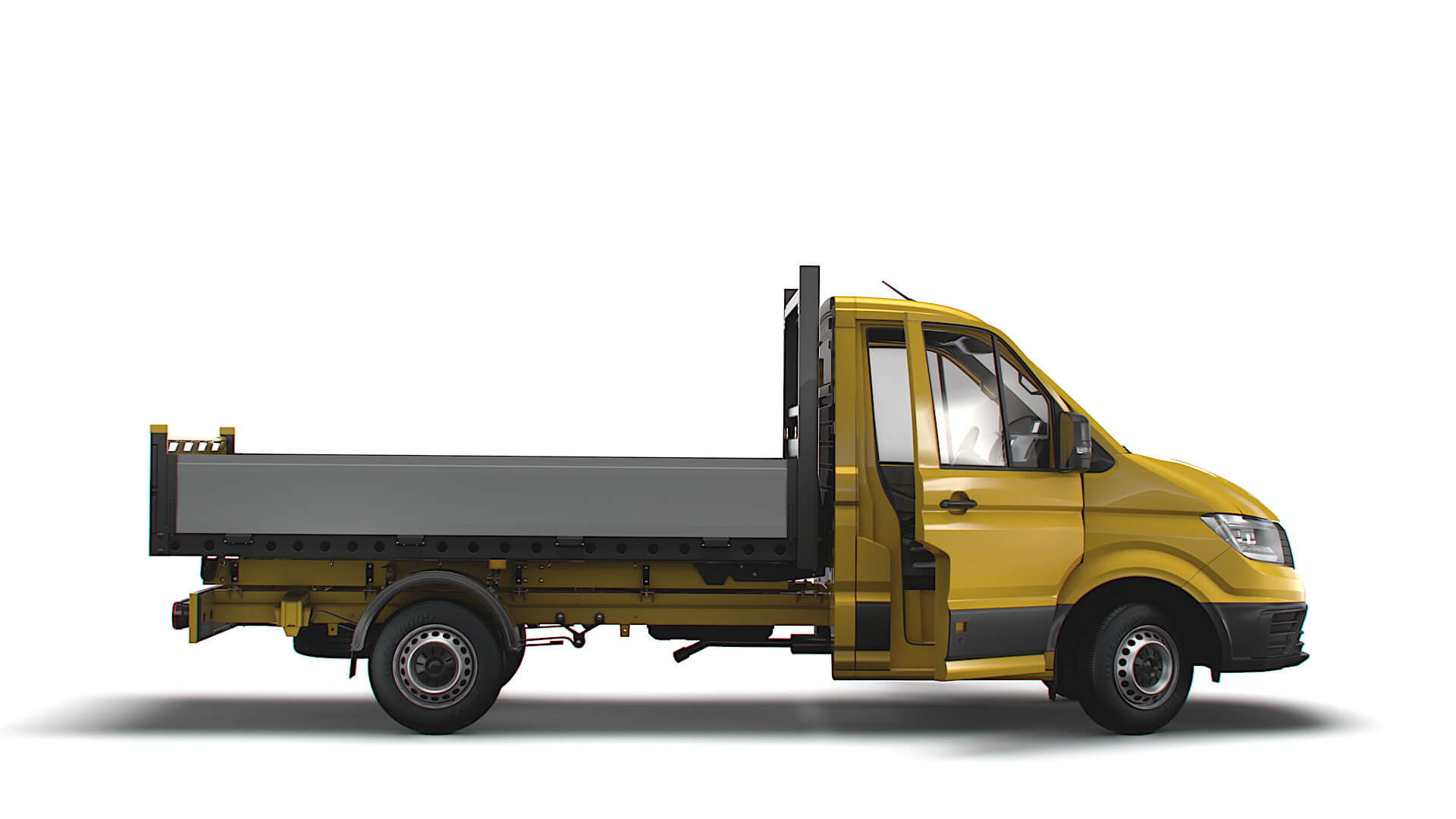 VW Crafter Single Cab Tipper HQ Interior 2023 - 3D Model by Creator 3D