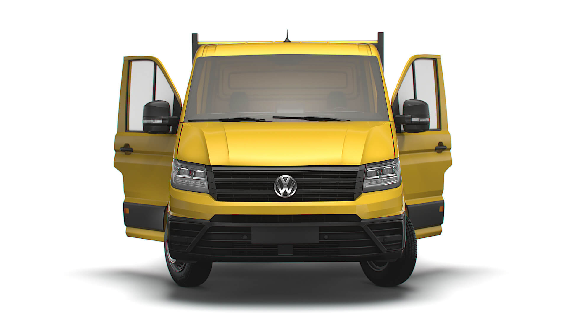 VW Crafter Single Cab Tipper HQ Interior 2023 - 3D Model by Creator 3D