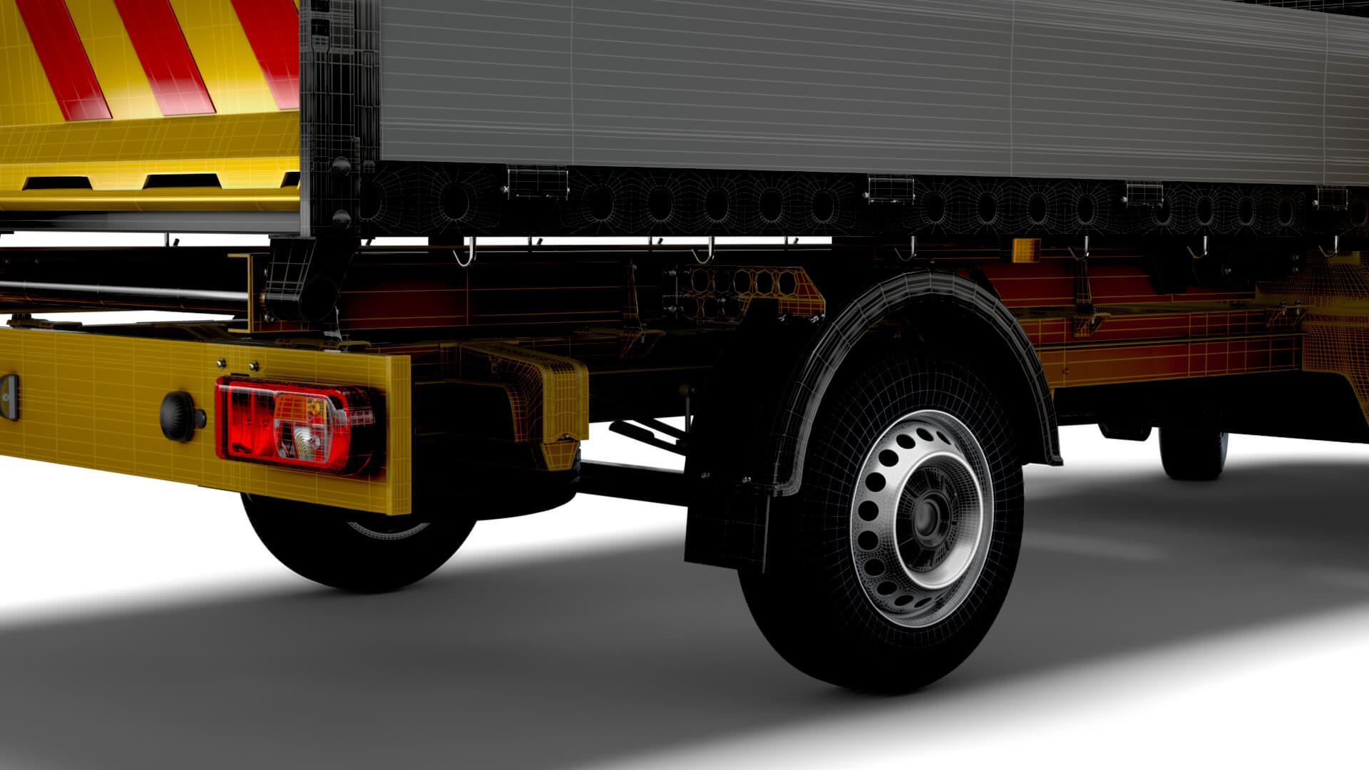 VW Crafter Single Cab Tipper HQ Interior 2023 - 3D Model by Creator 3D