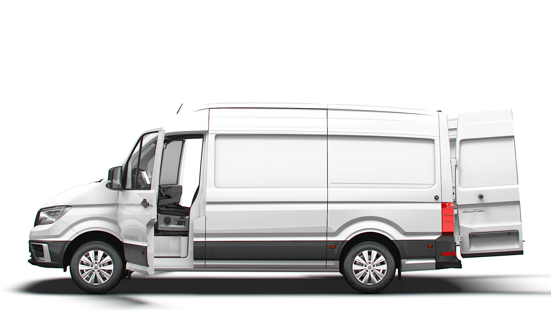 VW Crafter Van MWB HR HQInterior 2025 - 3D Model by Creator 3D