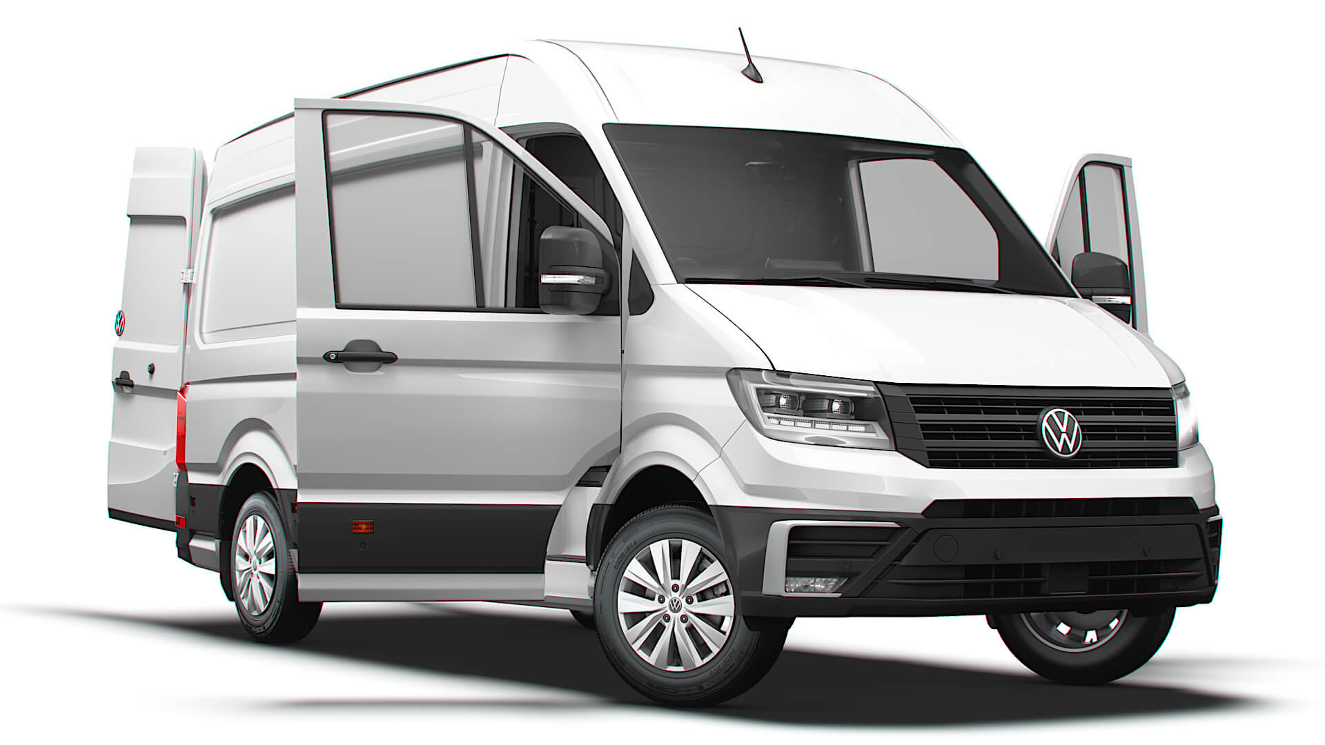 VW Crafter Van MWB HR HQInterior 2025 UKSpec - 3D Model by Creator 3D