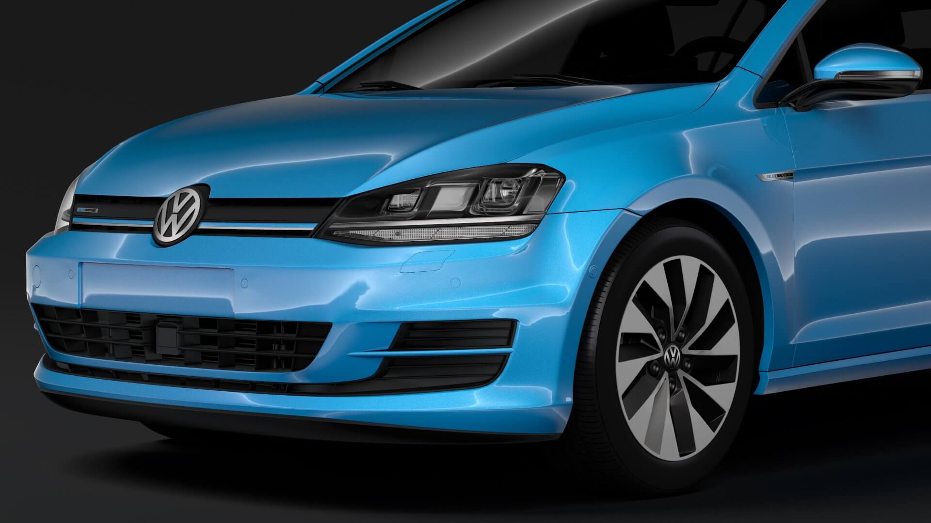 VW Golf 7 TGI BlueMotion 5D 2016 - 3D Model by Creator 3D