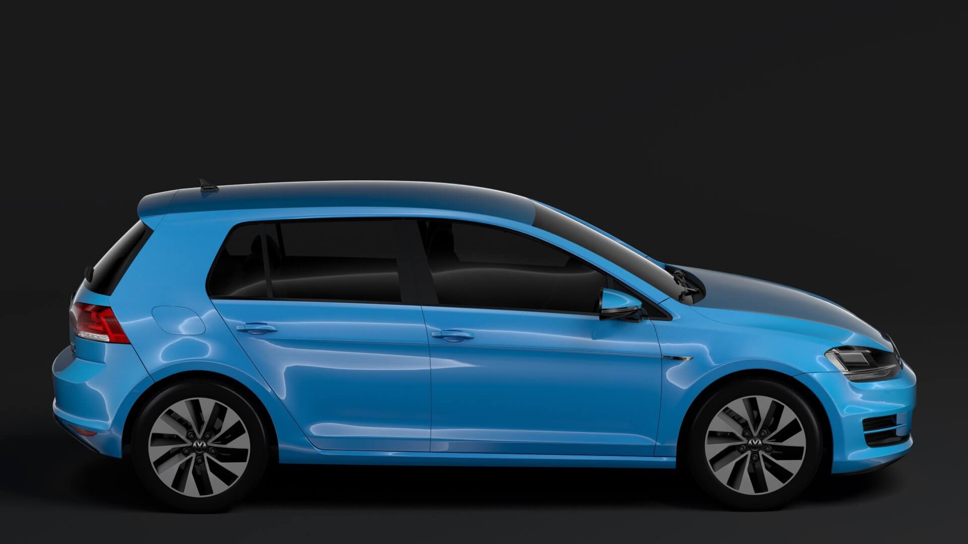 VW Golf 7 TGI BlueMotion 5D 2016 - 3D Model by Creator 3D