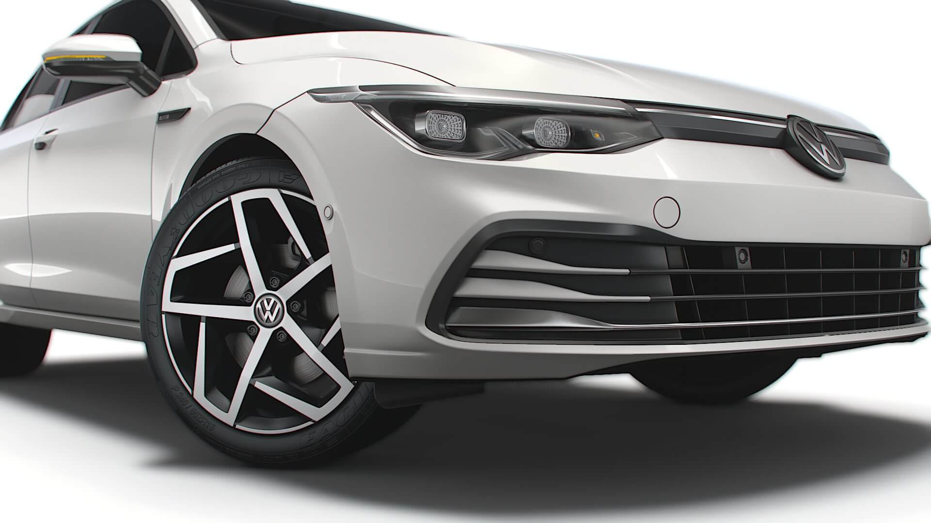 VW Golf Style 2021 - 3D Model by Creator 3D