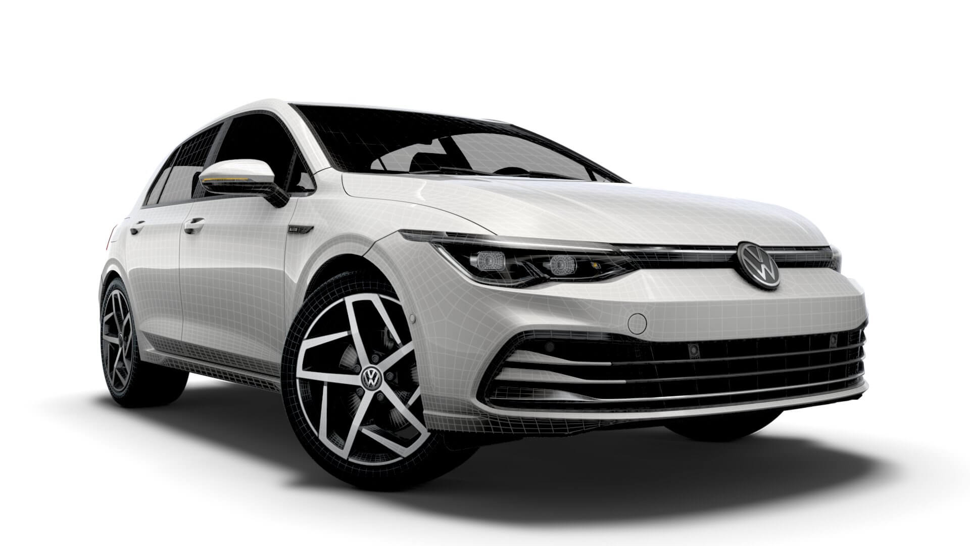 VW Golf Style 2021 - 3D Model by Creator 3D