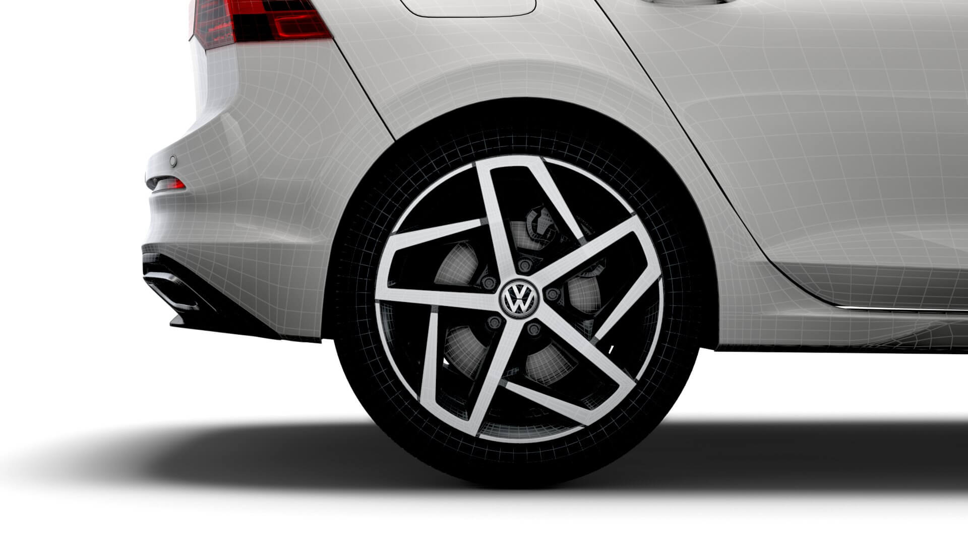 VW Golf Style 2021 - 3D Model by Creator 3D