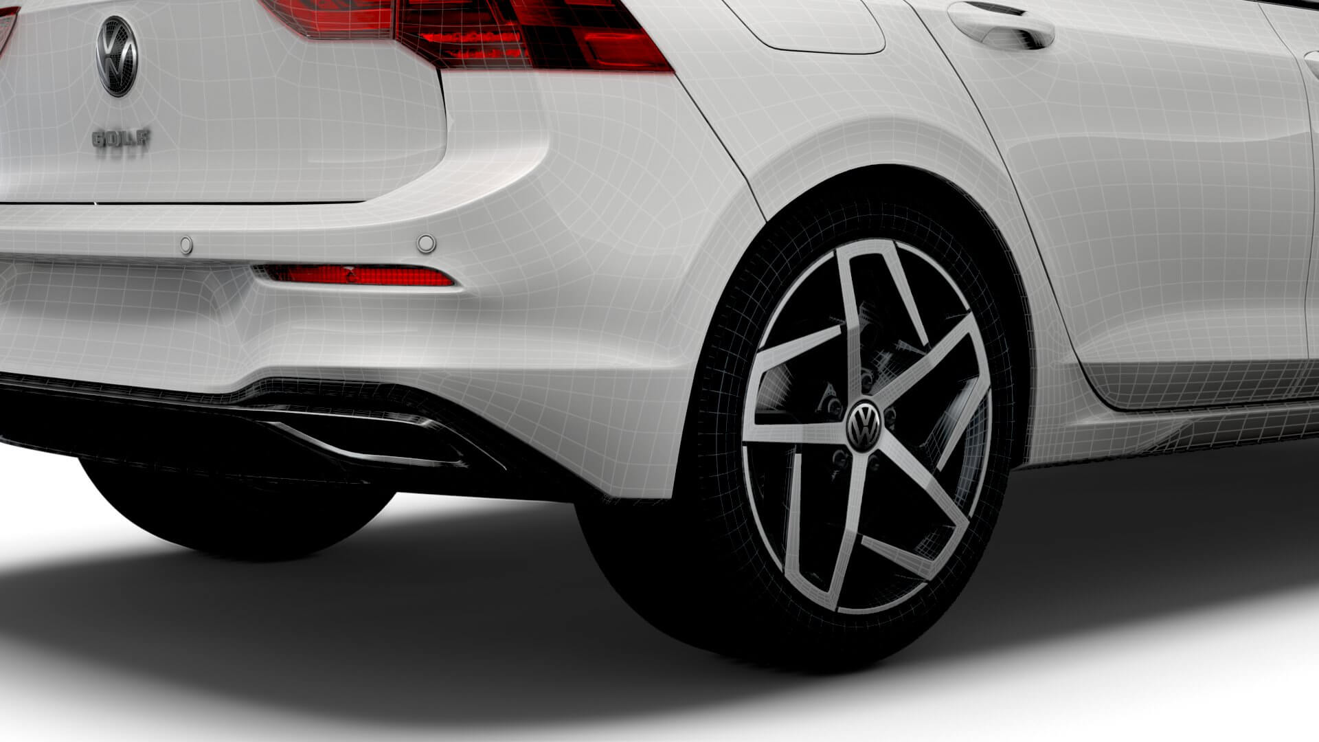 VW Golf Style 2021 - 3D Model by Creator 3D