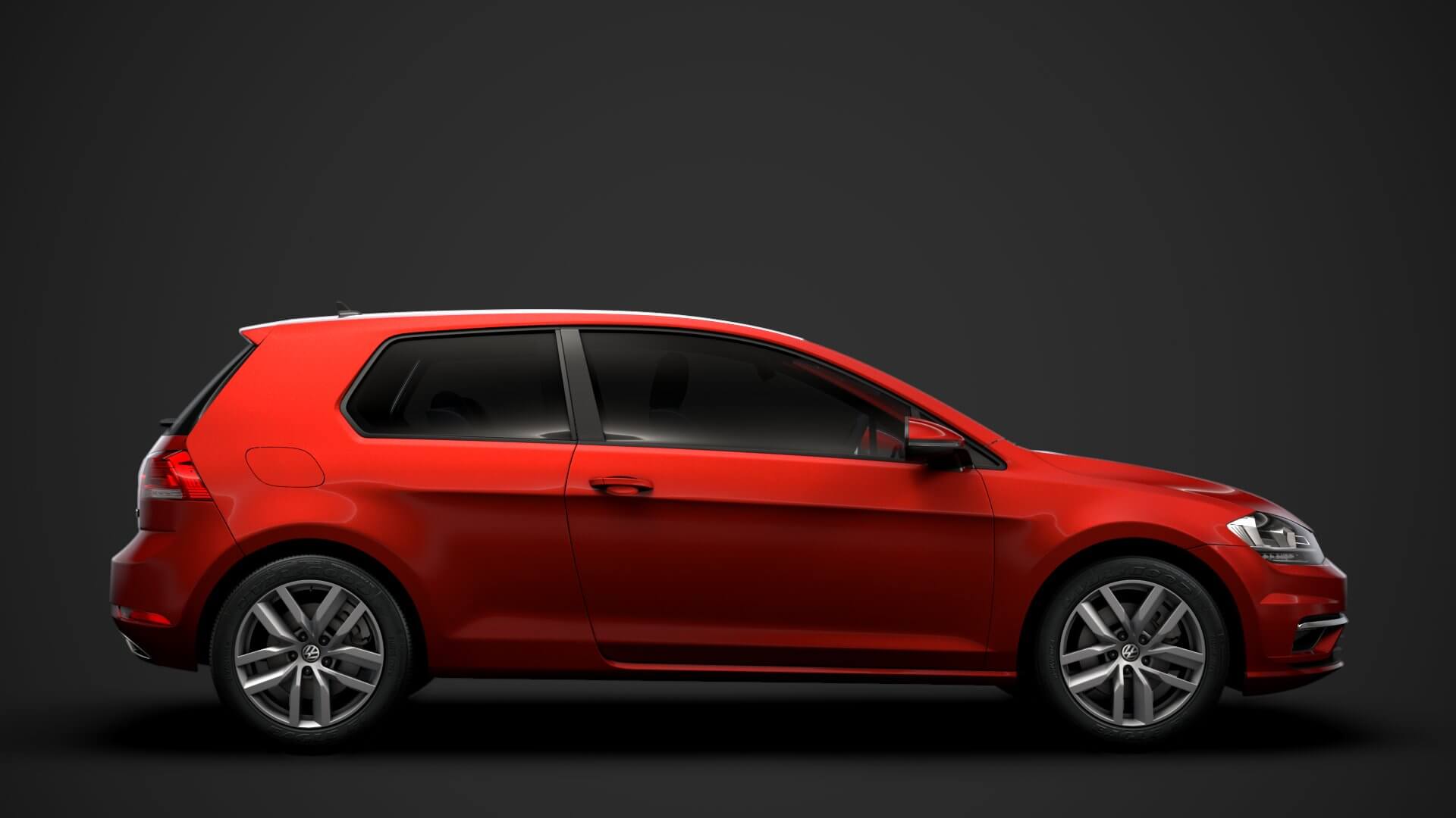 VW Golf TDI 3-Door Typ5G 2019 3D Model by Creator 3D
