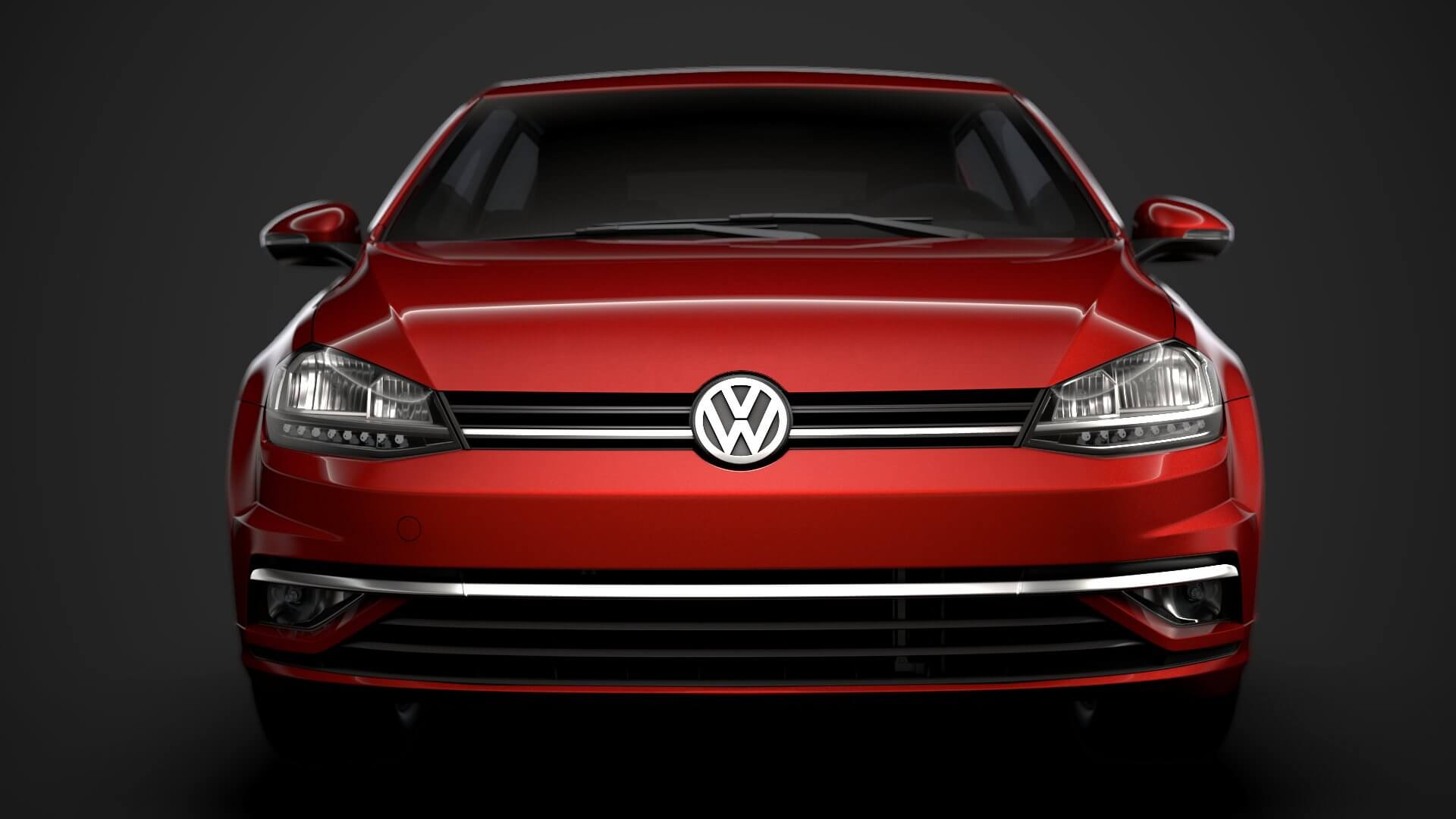 VW Golf TDI 3-Door Typ5G 2019 3D Model by Creator 3D