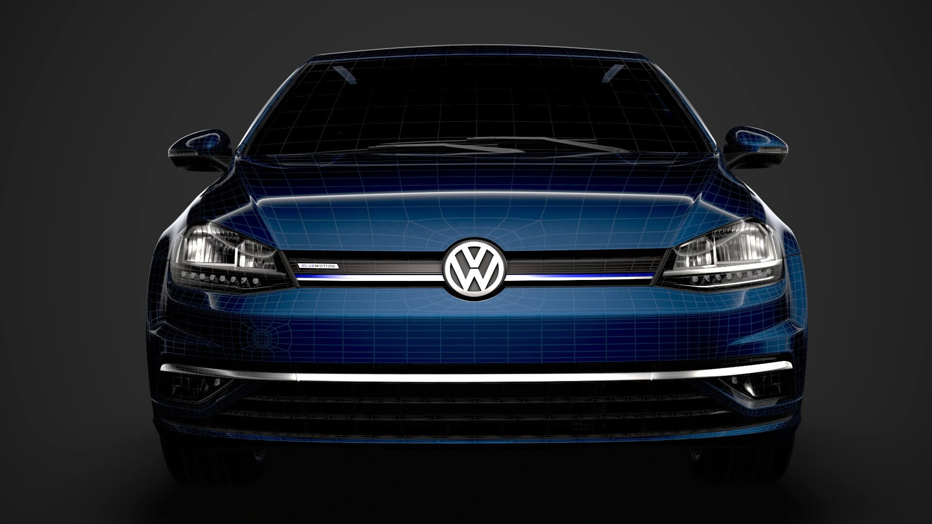 VW Golf TGI Bluemotion 5door Typ5G 2019 - 3D Model by Creator 3D