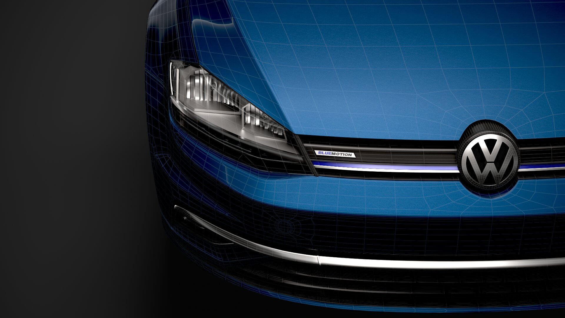 VW Golf TGI Bluemotion 5door Typ5G 2019 - 3D Model by Creator 3D