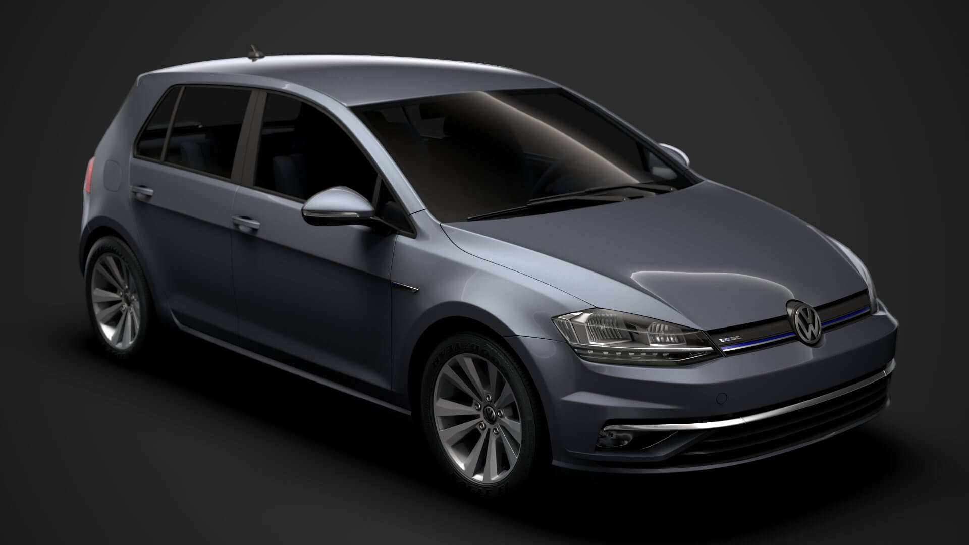 VW Golf TSI Bluemotion 5door Typ5G 2019 - 3D Model by Creator 3D