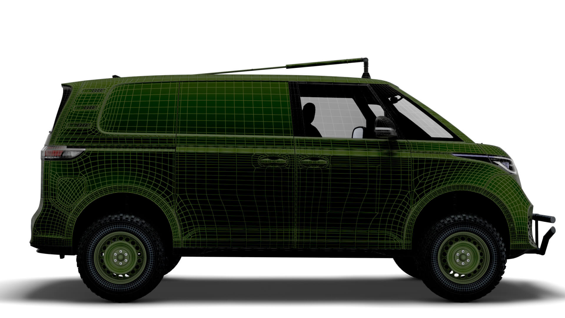 VW ID Buzz Military 2022 - 3D Model by Creator 3D