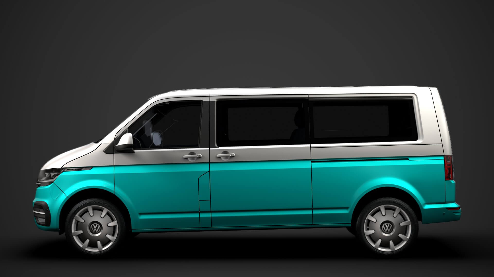VW Multivan Bulli LWB T6.1 2020 - 3D Model by Creator 3D