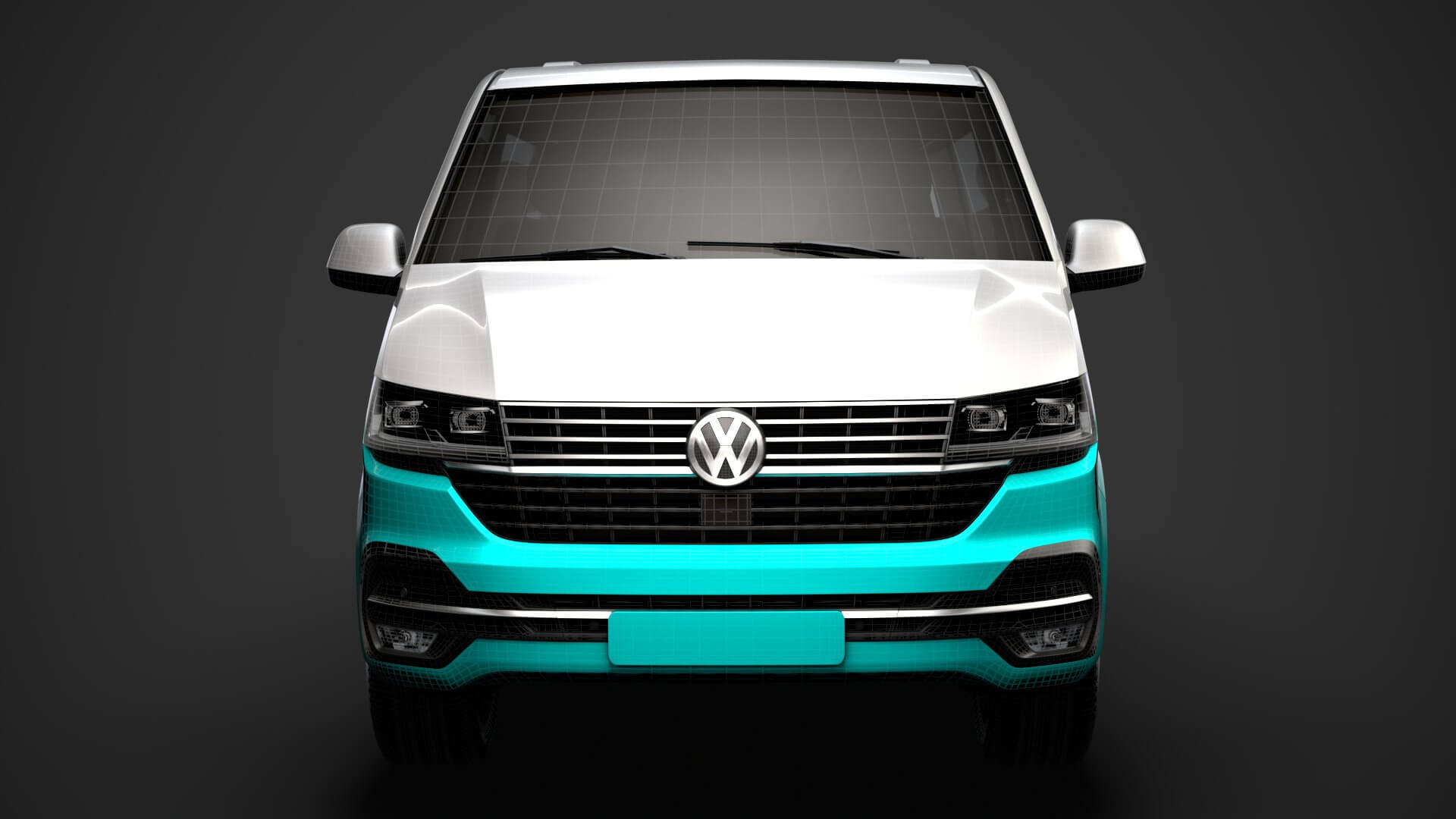 VW Multivan Bulli LWB T6.1 2020 - 3D Model by Creator 3D