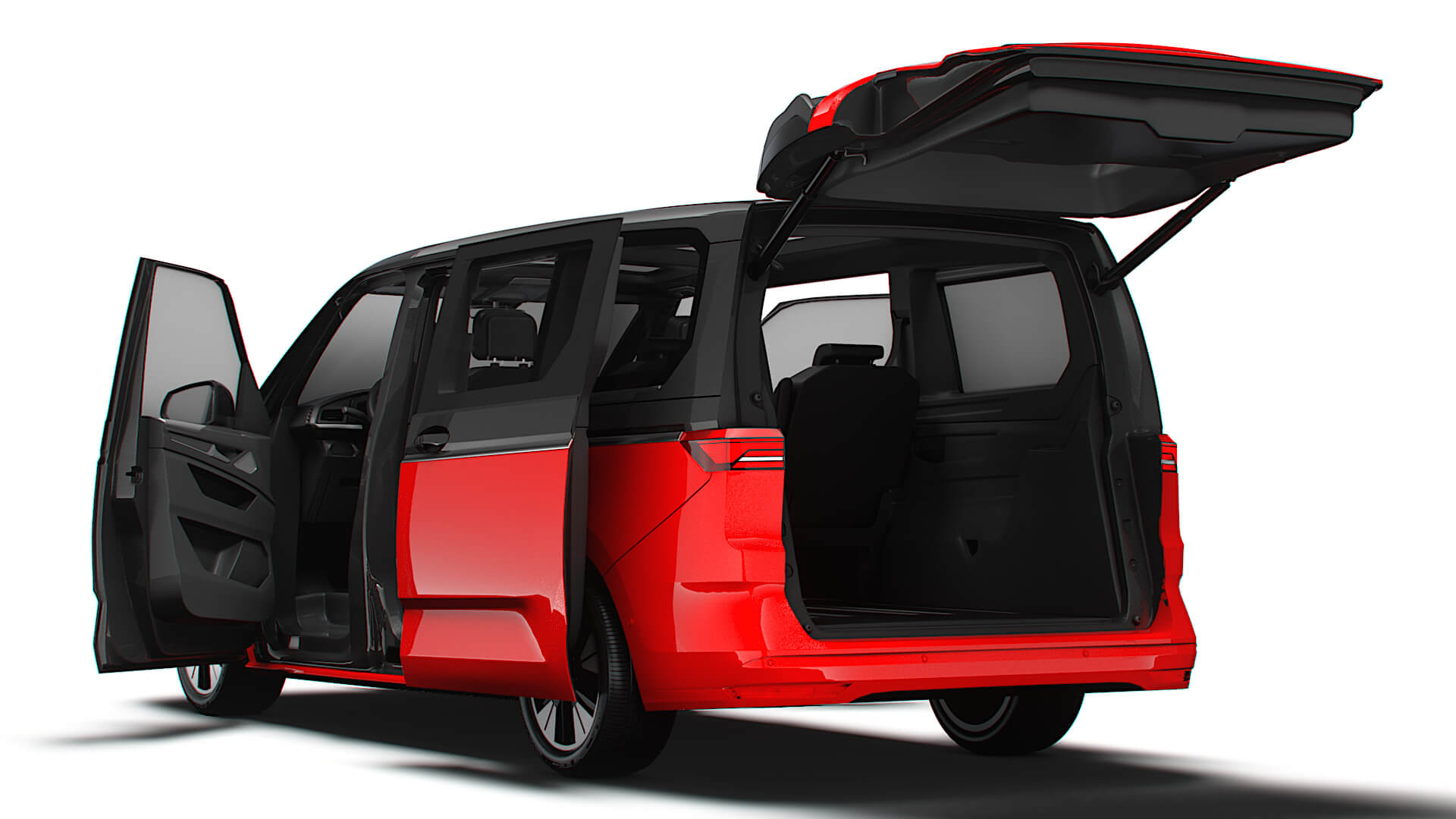 VW T7 Multivan Long HQ Interior 2025 - 3D Model by Creator 3D