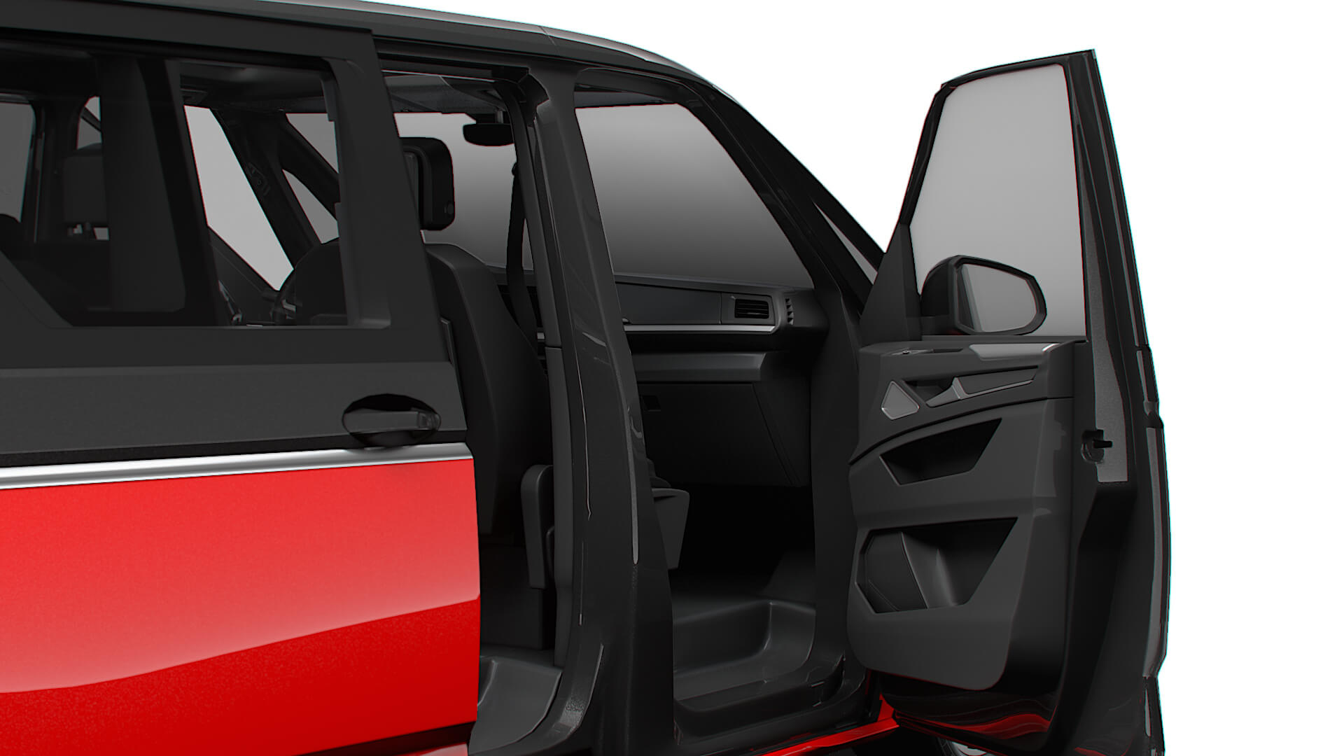 VW T7 Multivan Long HQ Interior 2025 - 3D Model by Creator 3D