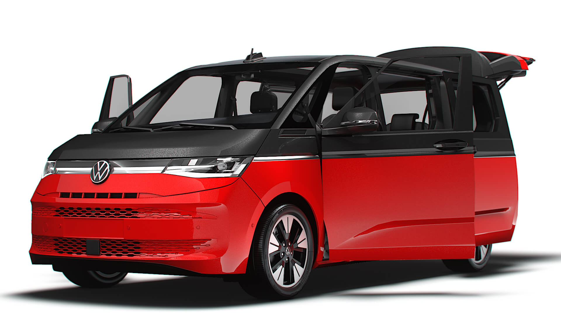 VW T7 Multivan Long HQ Interior 2025 - 3D Model by Creator 3D