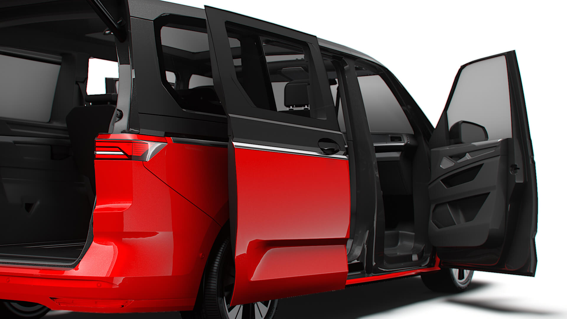 VW T7 Multivan Long HQ Interior 2025 - 3D Model by Creator 3D