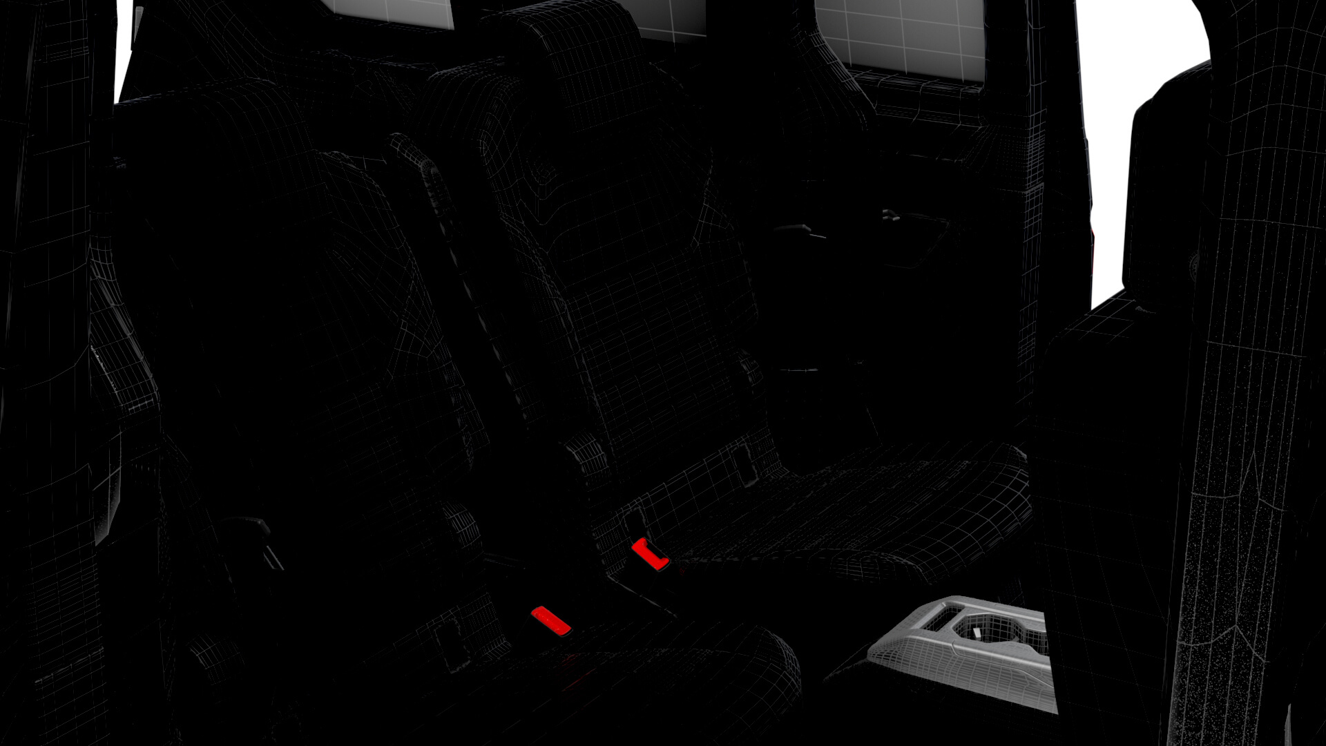 VW T7 Multivan Long HQ Interior 2025 - 3D Model by Creator 3D