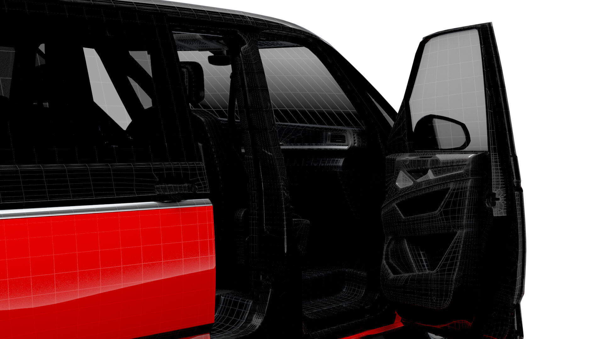 VW T7 Multivan Long HQ Interior 2025 - 3D Model by Creator 3D