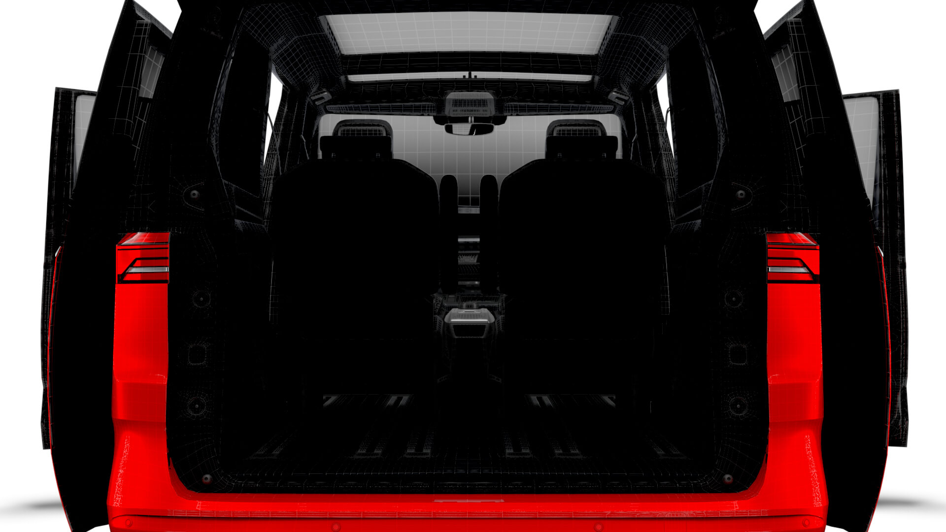 VW T7 Multivan Long HQ Interior 2025 - 3D Model by Creator 3D