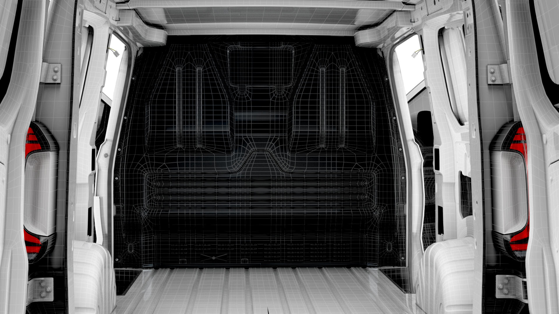 VW Transporter Van L1H1 2Sd HQ Interior 2025 - 3D Model by Creator 3D