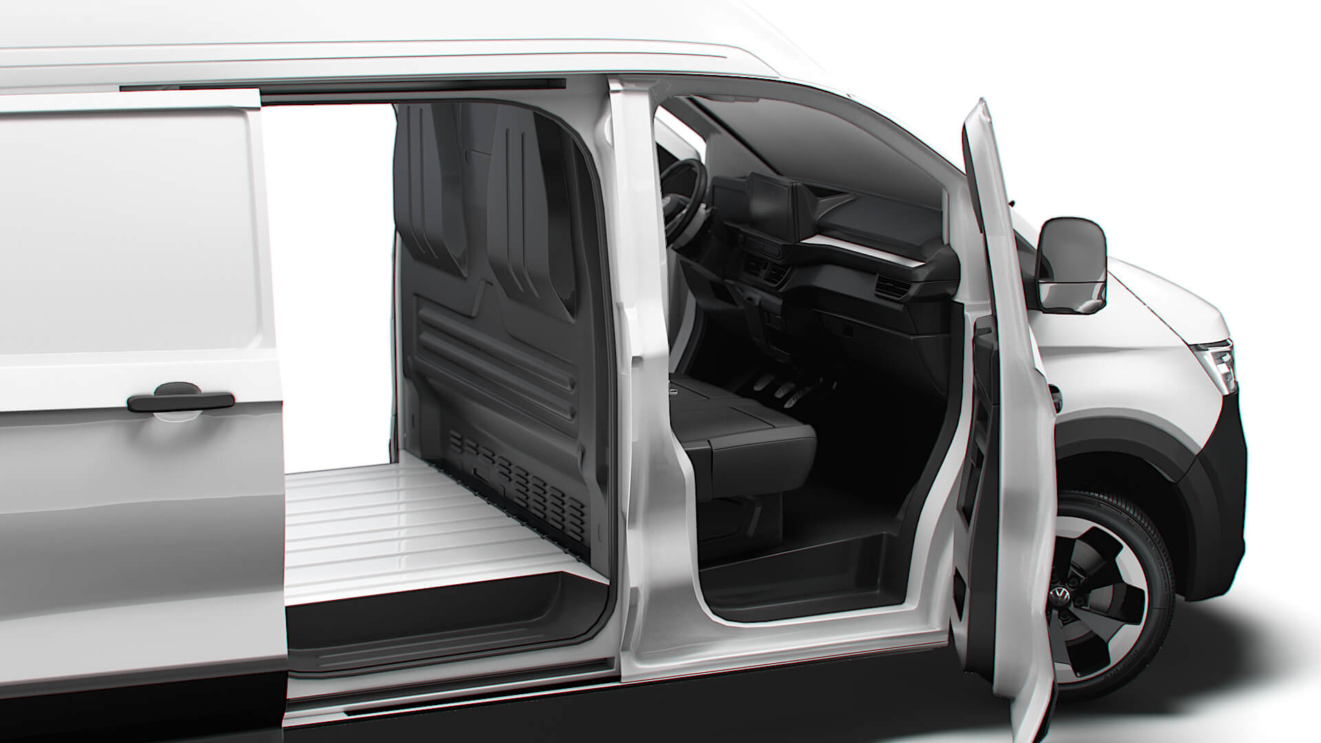 VW Transporter Van L1H2 2Sd HQ Interior 2025 - 3D Model by Creator 3D