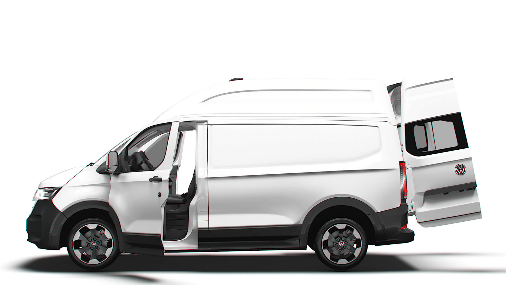 VW Transporter Van L1H2 HQ Interior 2025 - 3D Model by Creator 3D