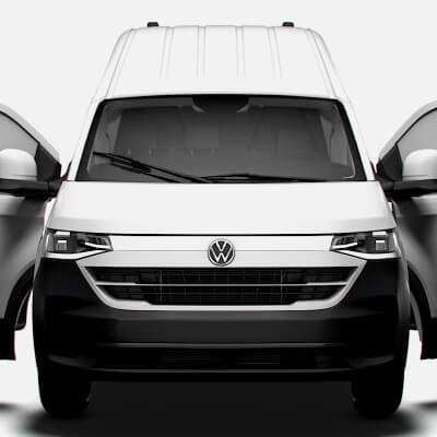 VW Transporter Van L1H2 HQ Interior 2025 - 3D Model by Creator 3D