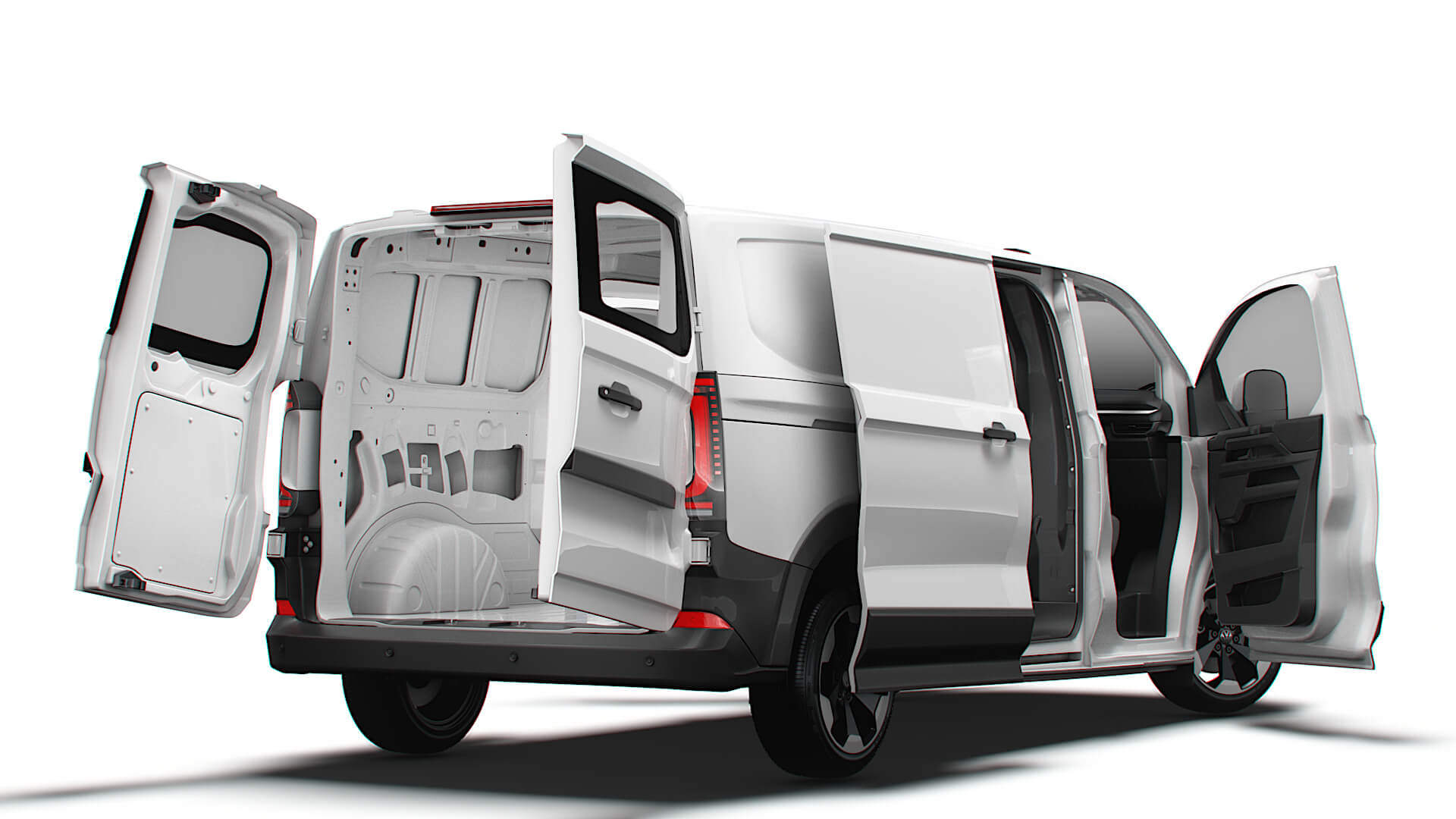 VW Transporter Van L2H1 2Sd HQ Interior 2025 - 3D Model by Creator 3D