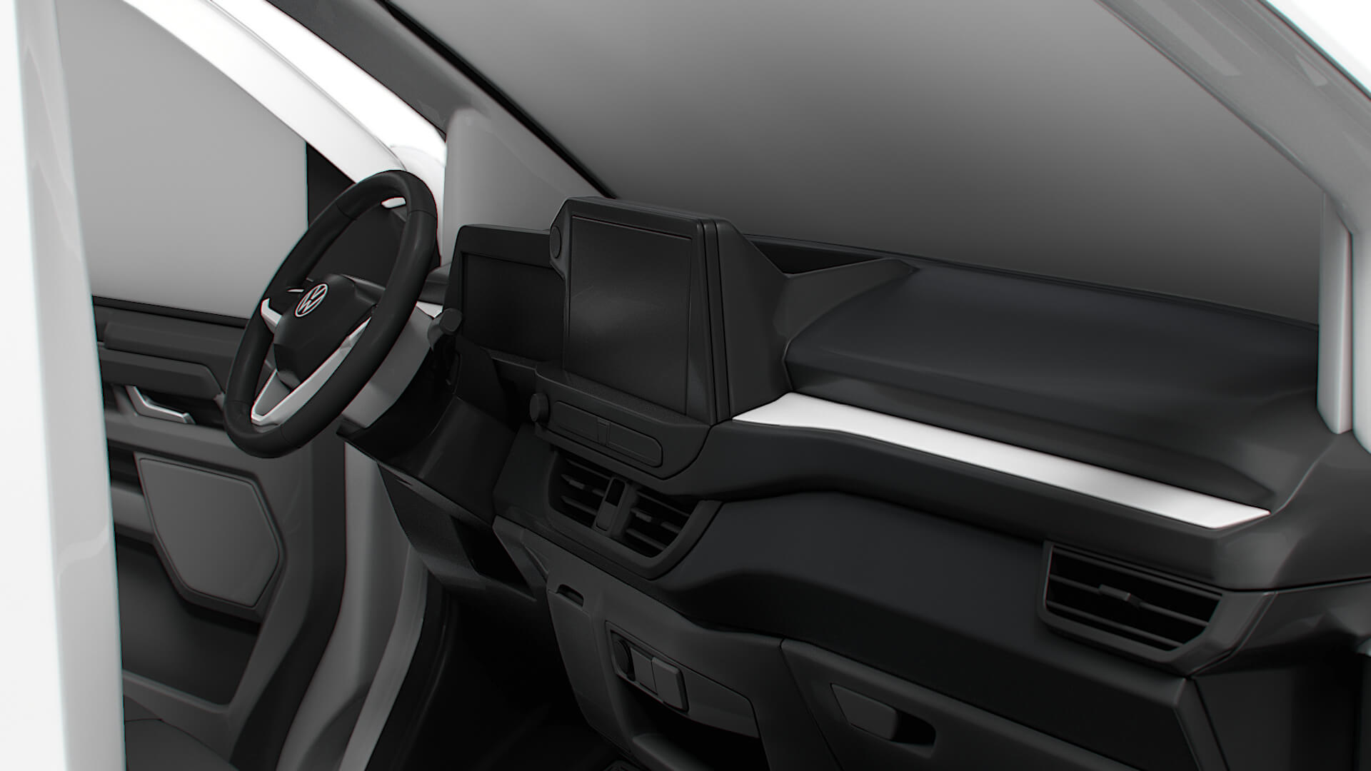 VW Transporter Van L2H1 2Sd HQ Interior 2025 - 3D Model by Creator 3D