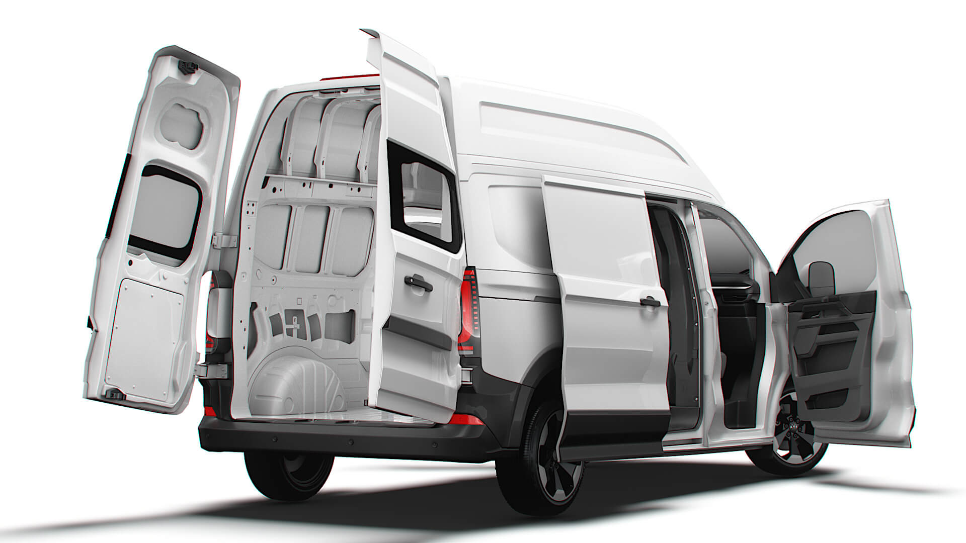 VW Transporter Van L2H2 2Sd HQ Interior 2025 - 3D Model by Creator 3D