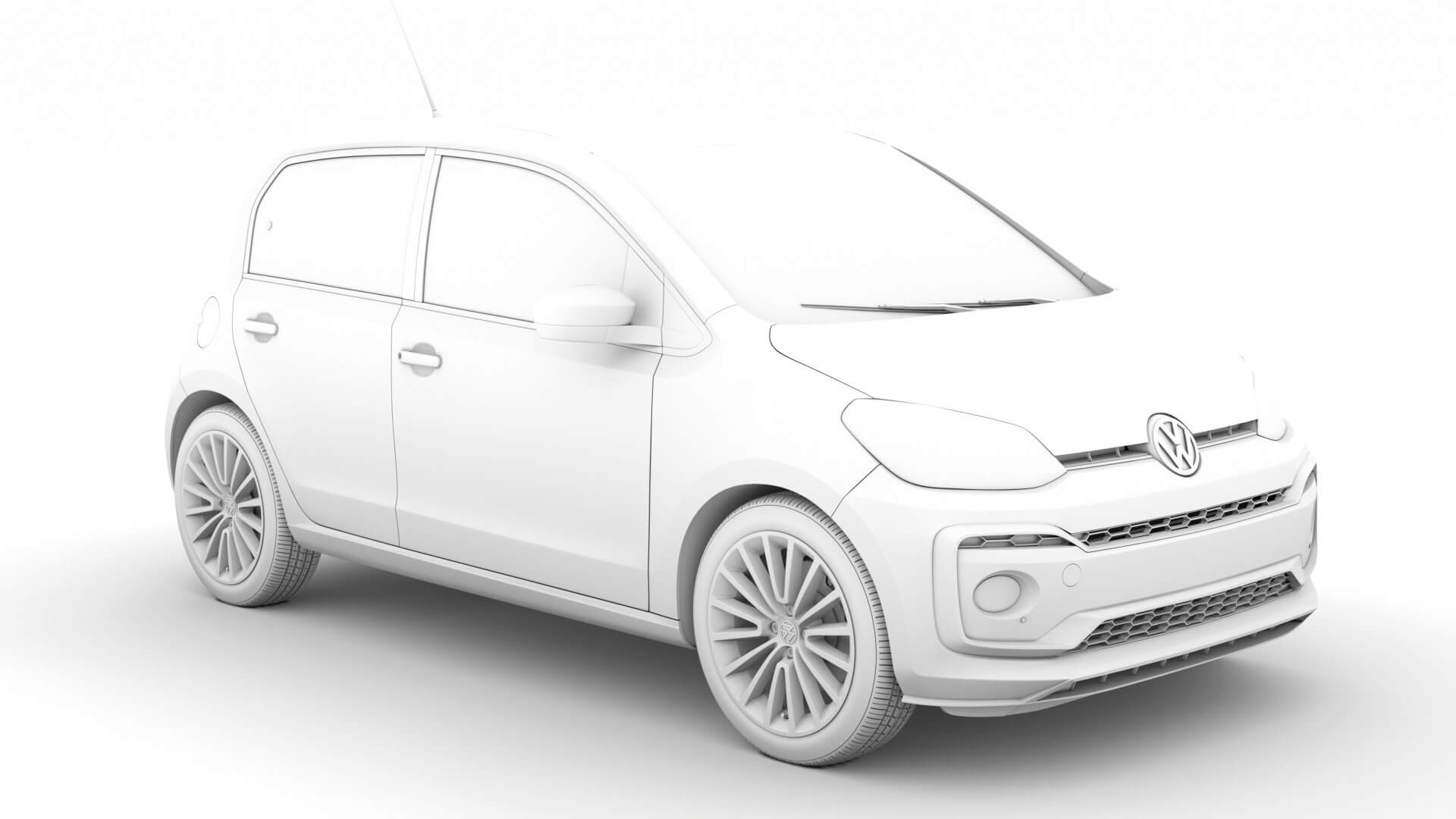 Vw Up 5d 2020 - 3D Model by Creator 3D