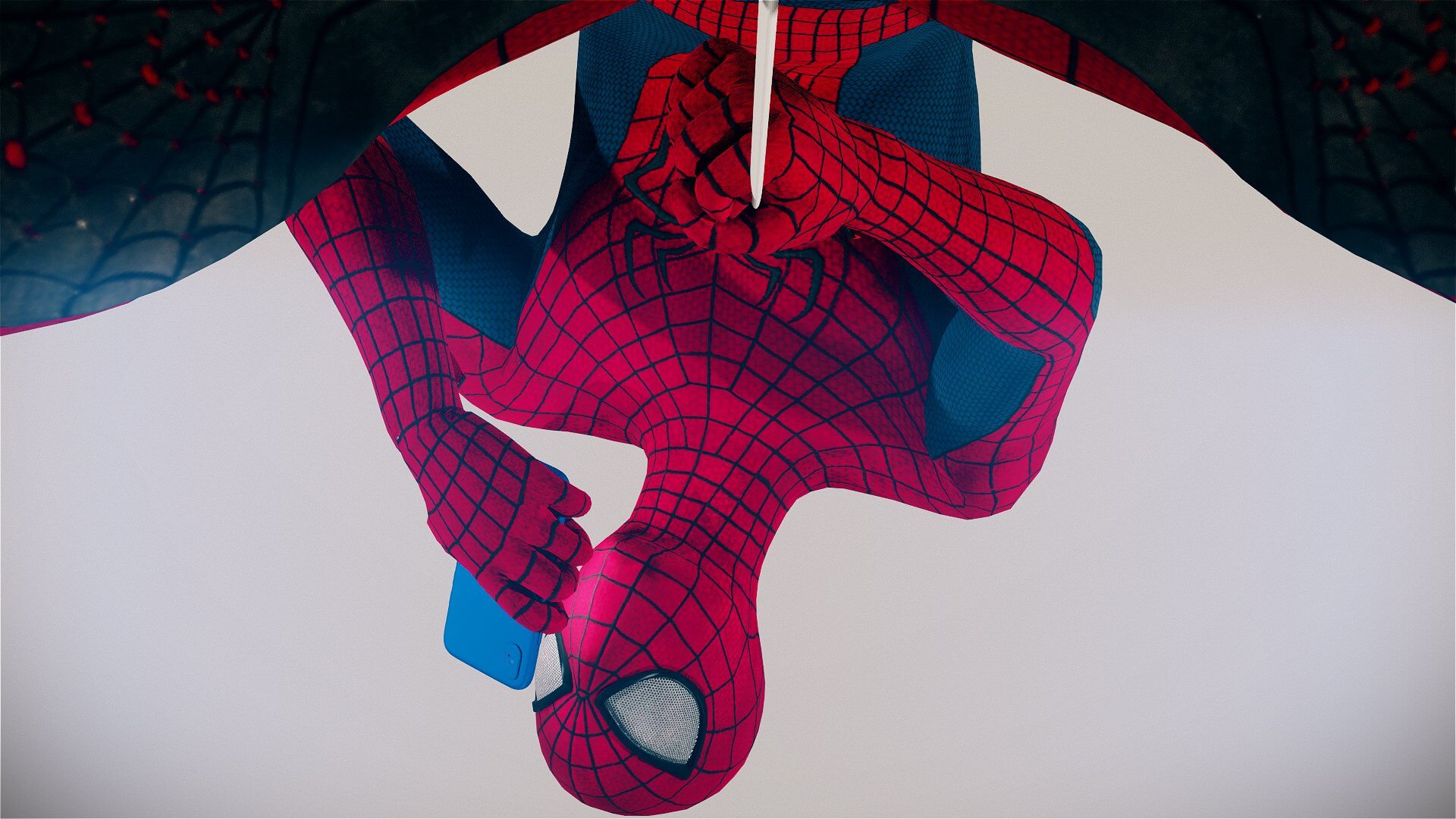 The Amazing Spider-Man Stylish Wallpaper 3D Render by CreatorSDC