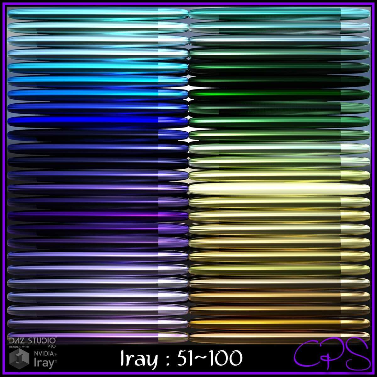 Shiny Metal Shader Set - Daz Content by CreekyPointStudios